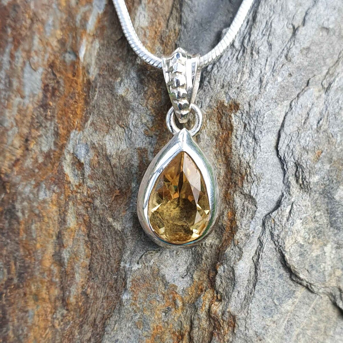 Pendentif Citrine Taillé - Féenomen